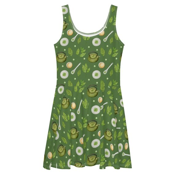 The Pinup Shop | Dresses | Matcha Tea Kawaii Dress | Poshmark